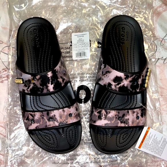 CROCS | Shoes | Crocs Bleach Dye Sandals M1 | Poshmark